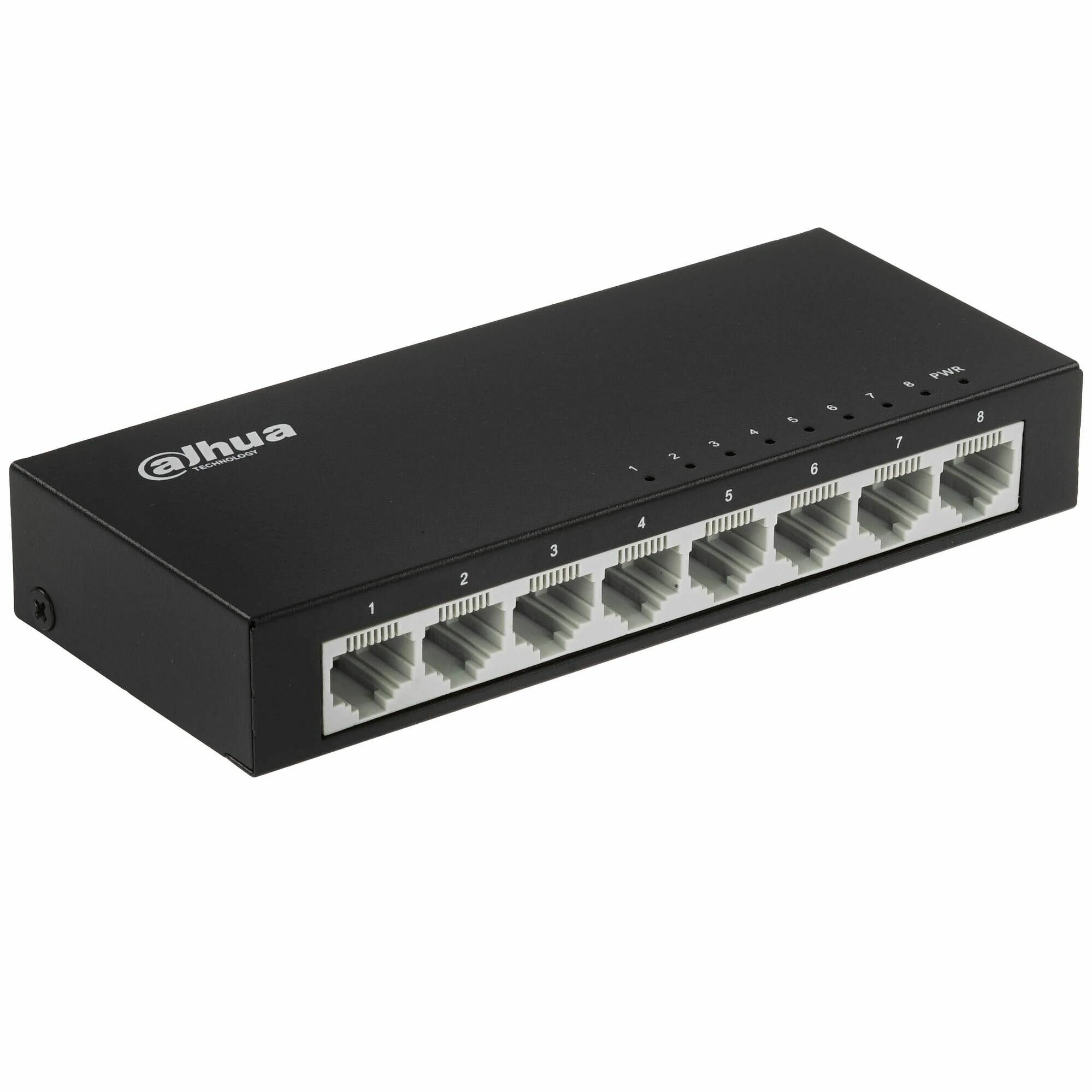 DAHUA Коммутаторы DH - PFS3008 - 8ET 8 - портовый коммутатор 8 RJ45 10 100 Мбит с; 1.6 Гбит с