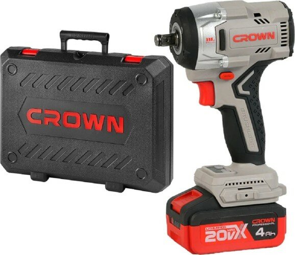 Гайковерт аккумуляторный Crown CT22062HX-4 BMC