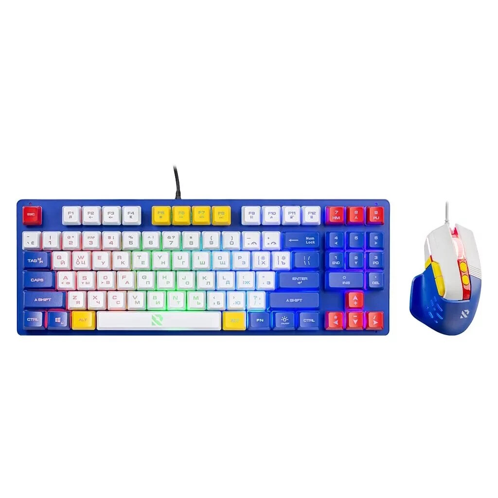 Комплект игровой клавиатура+мышь Smartbuy F15 цветной (SBC515GK)
