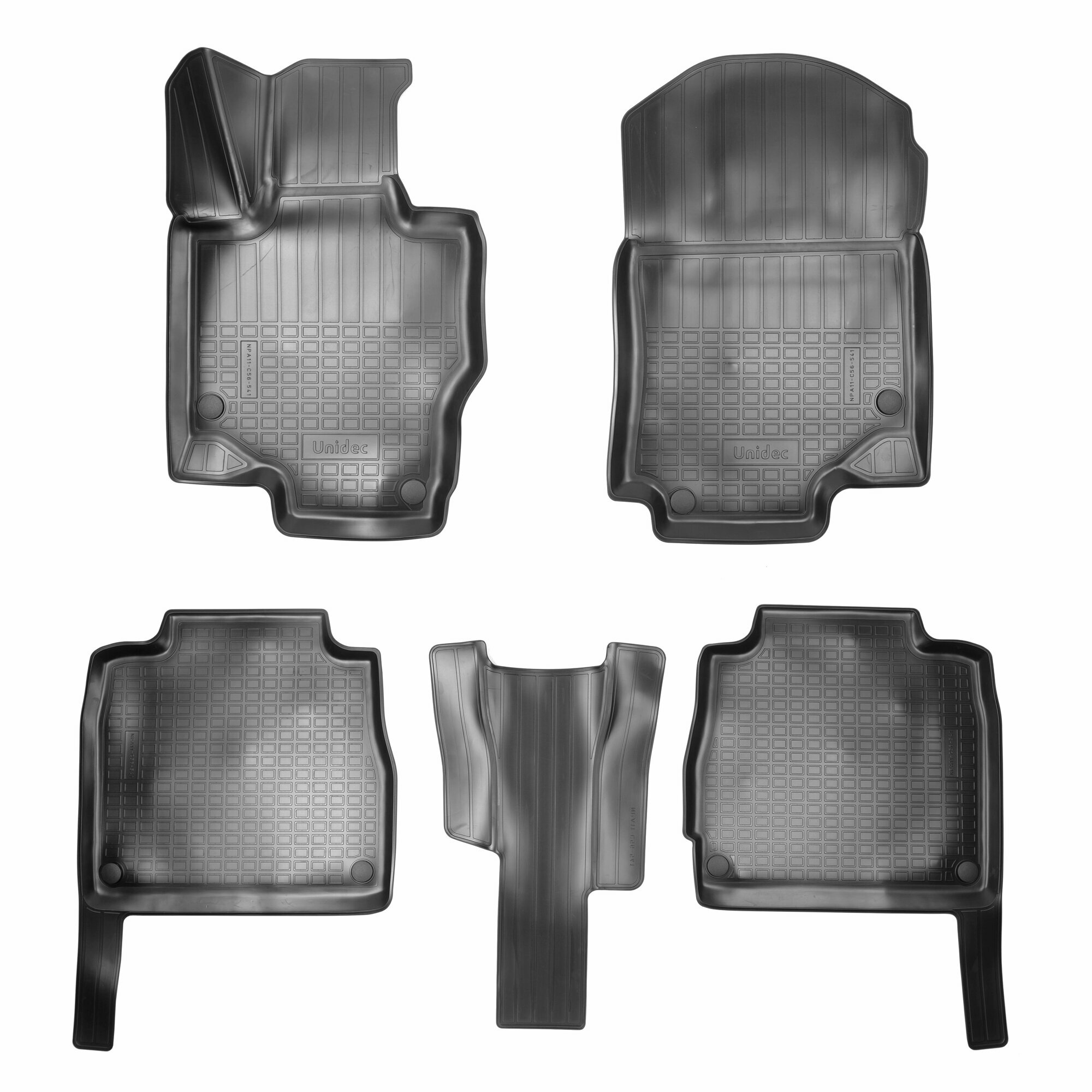 Коврики салона (полиуретан) Mercedes GLS II (X167) 3D (2019)