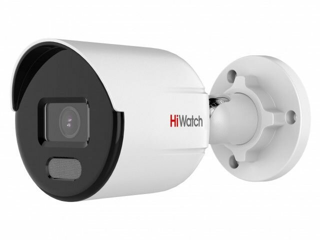 2Мп уличная цилиндрическая IP-камера Hi.Watch DS-I250L(B) (4 mm) с LED-подсветкой до 30м и технологией ColorVu