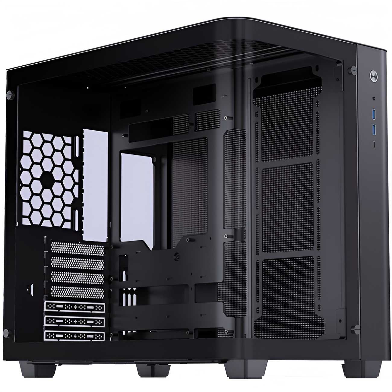 Корпус Midi-Tower JONSBO TK-3 TG, без Б. П, черный (TK-3 Black)