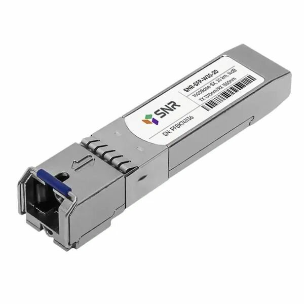 Трансивер SNR Модуль SFP WDM, дальность до 20км (14dB), 1310нм LC (SNR-SFP-W35-20-LC)