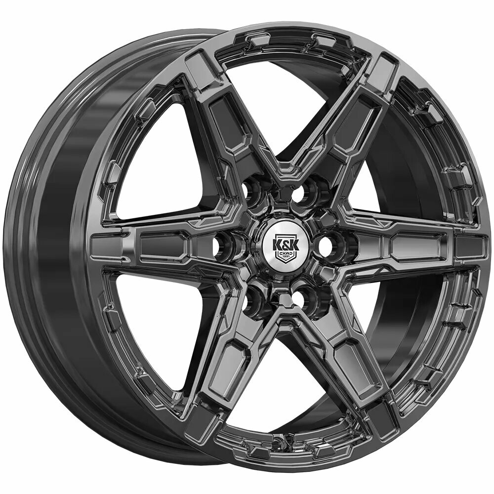 Диск автомобильный K&K Дистрикт 8x18 6x139,7 ET36 100,1 Кварц