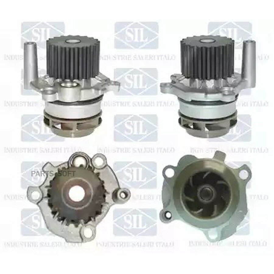 Насос водяной Audi A4/A6/A3, VW Golf/Bora/Passat 1.9TD/TDi 00> от официального дистрибьютора, SALERI SIL, артикул PA1444