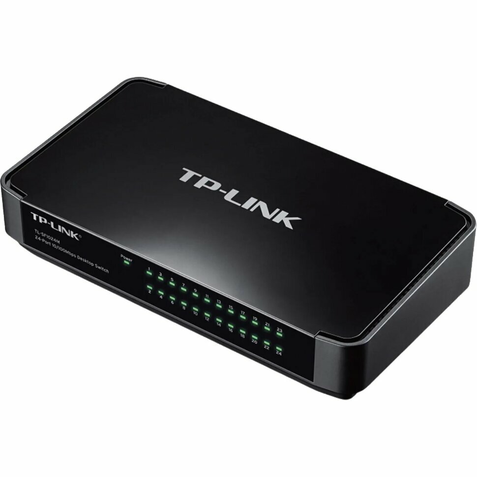 Коммутатор TP-Link TL-SF1024M (L2) 24x100Мбит/с неуправляемый, 2280896