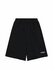 Шорты WE11DONE Logo-print raw-edge shorts, размер 48, black/black