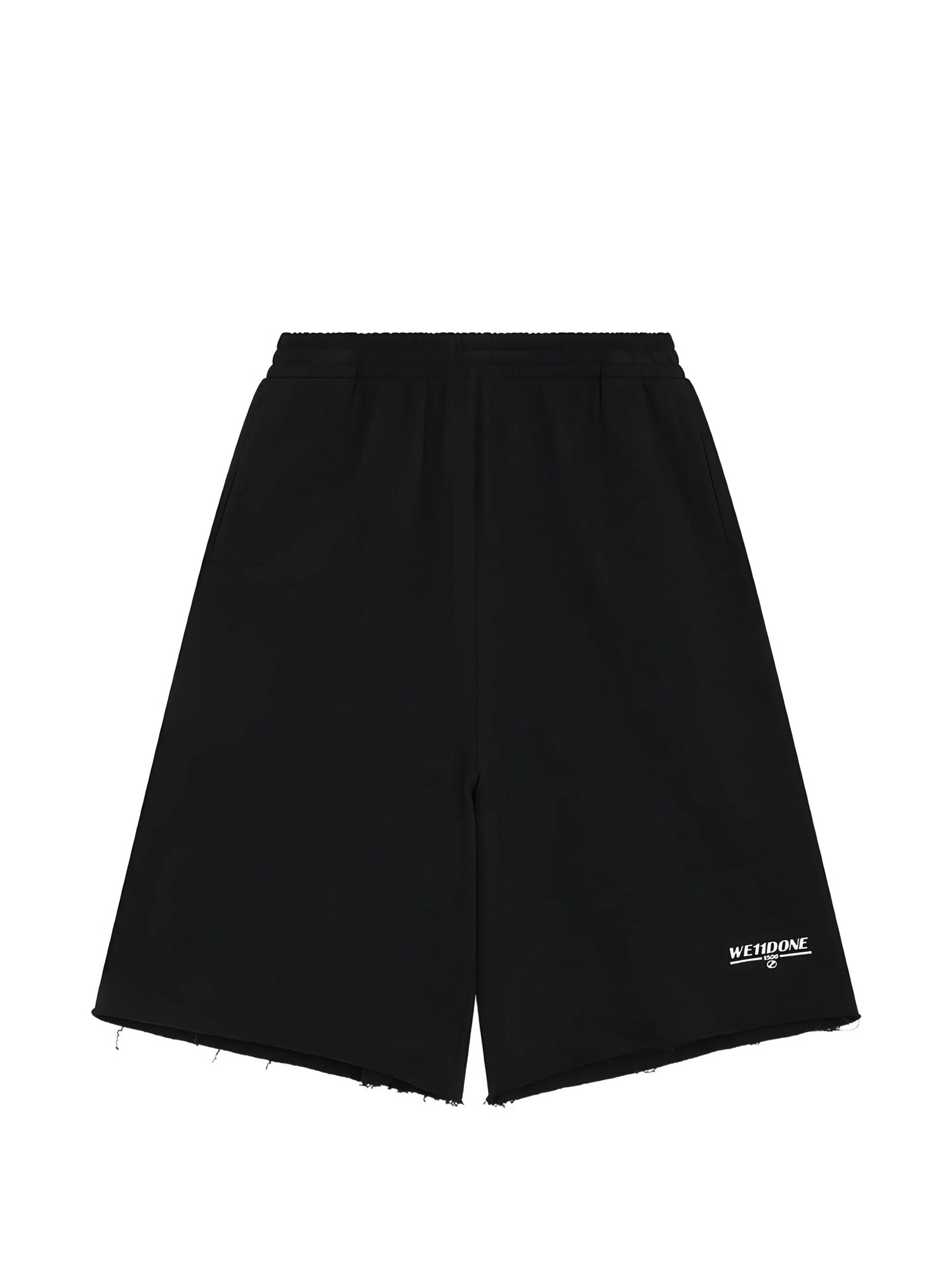 Шорты Logo-print raw-edge shorts