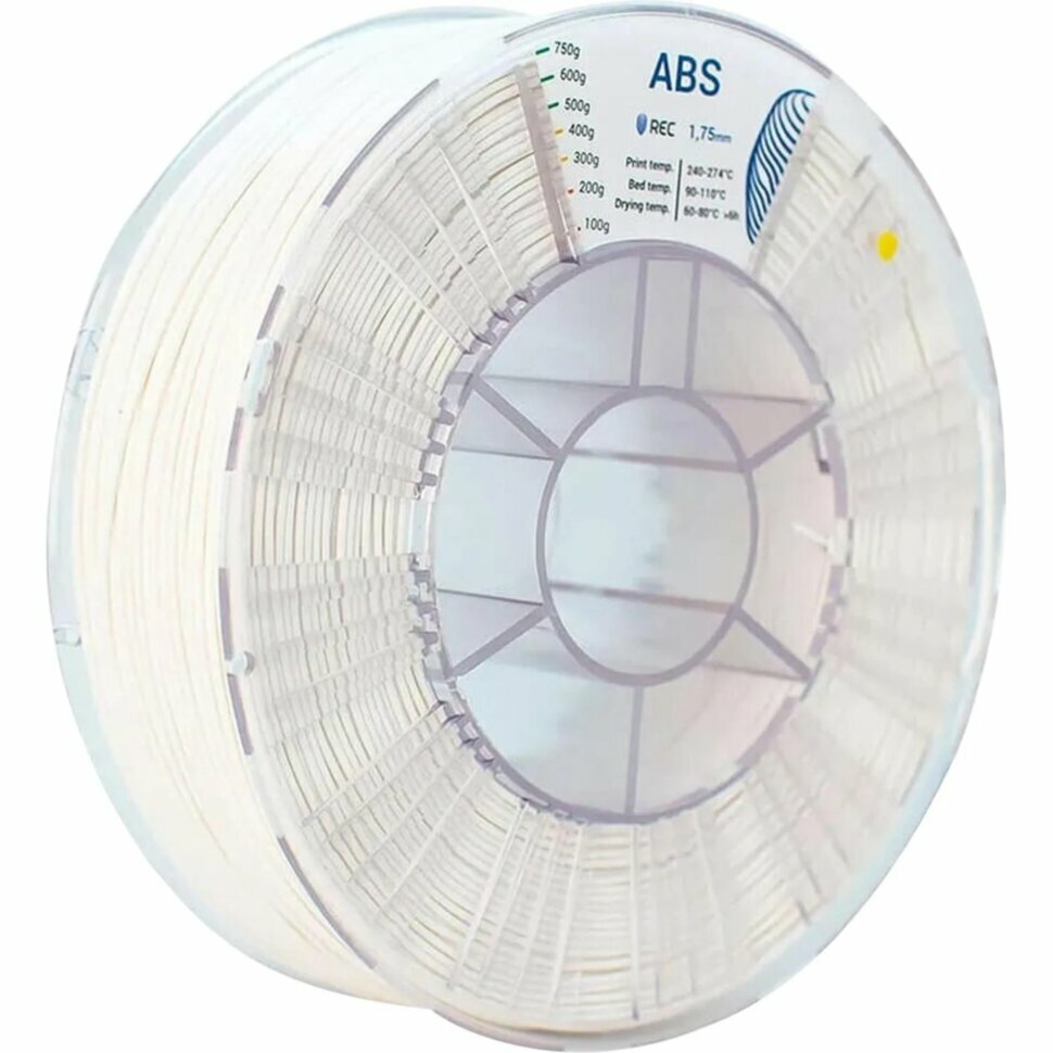 Пластик ABS REC 1.75мм белый, 1984903