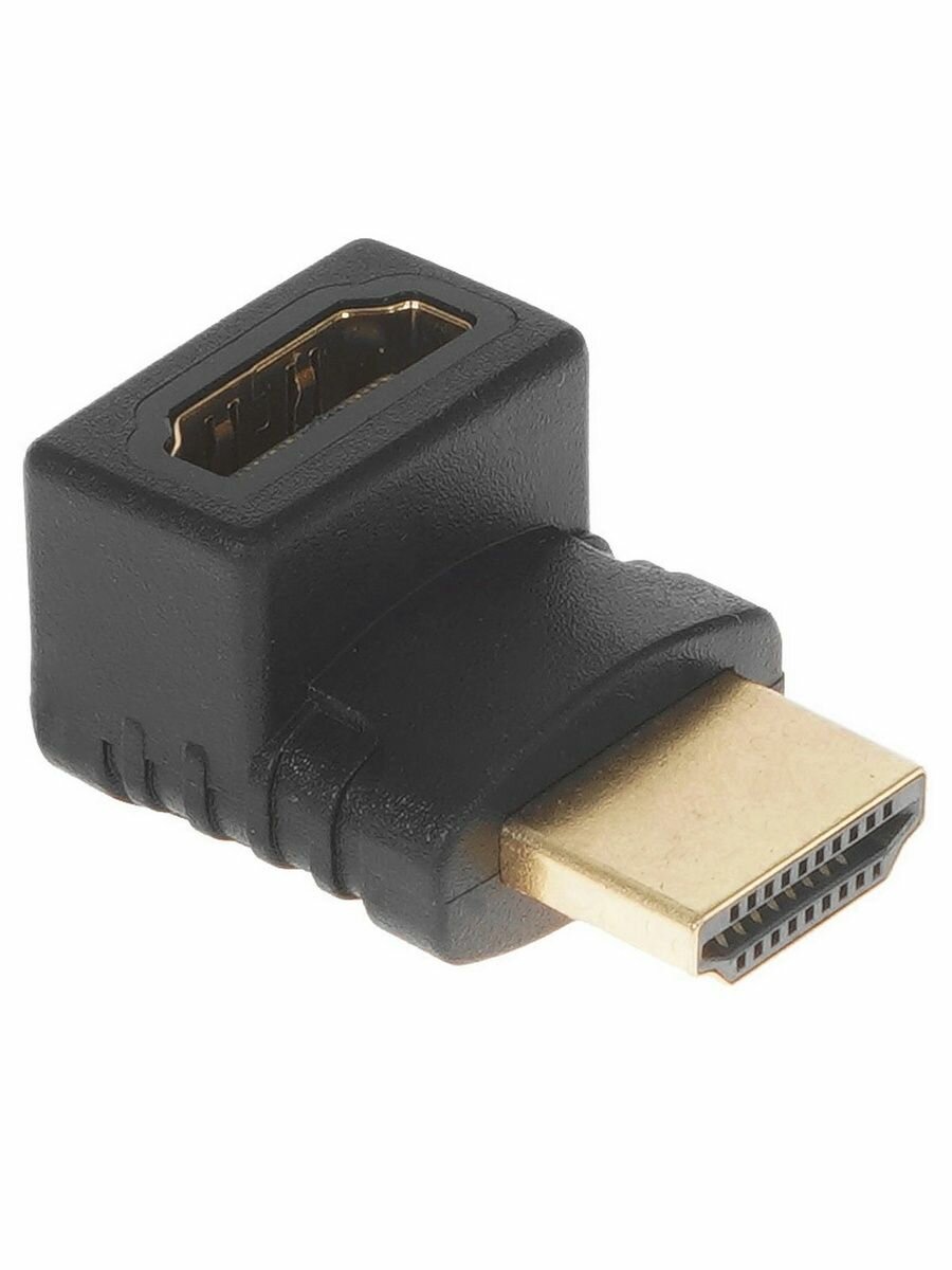 Переходник Cablexpert HDMI-HDMI, 19F/19M, угловой соединитель, 270 градусов A-HDMI270-FML