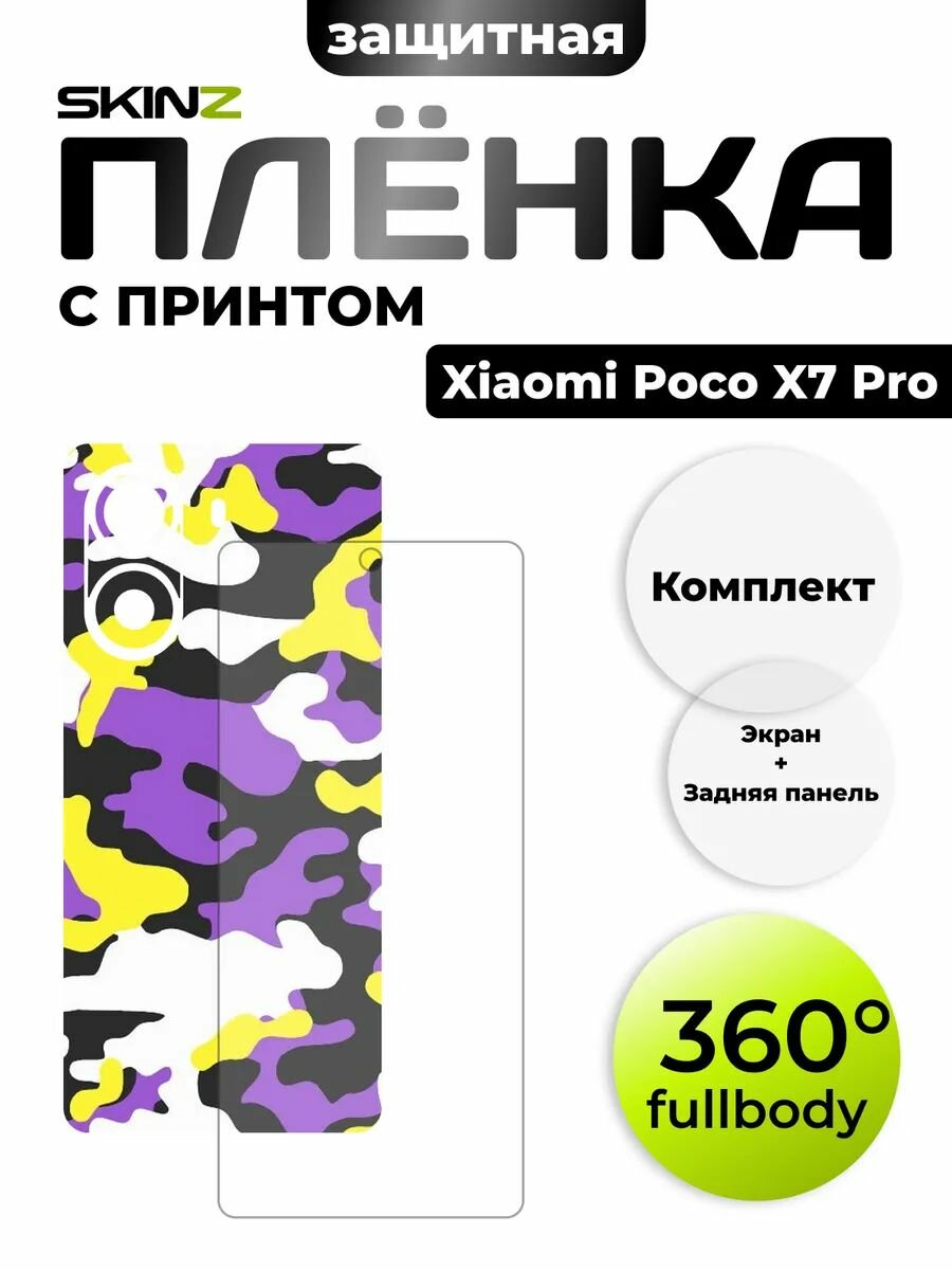 Пленка на экран и заднюю панель для POCO X7 Pro