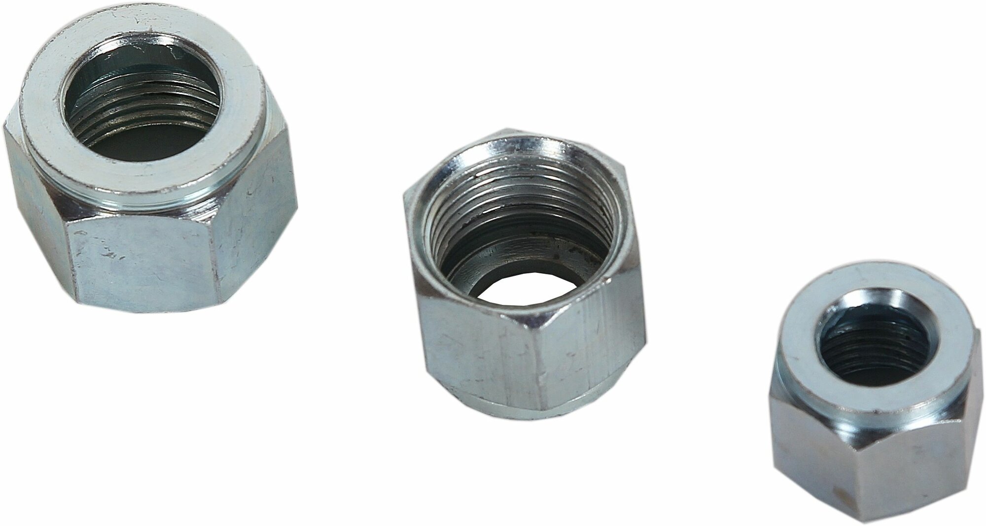 Гайка стальная O-RING 5/8 -18UNF под фитинг 8мм 3/8 №6 (1шт.) TITAN