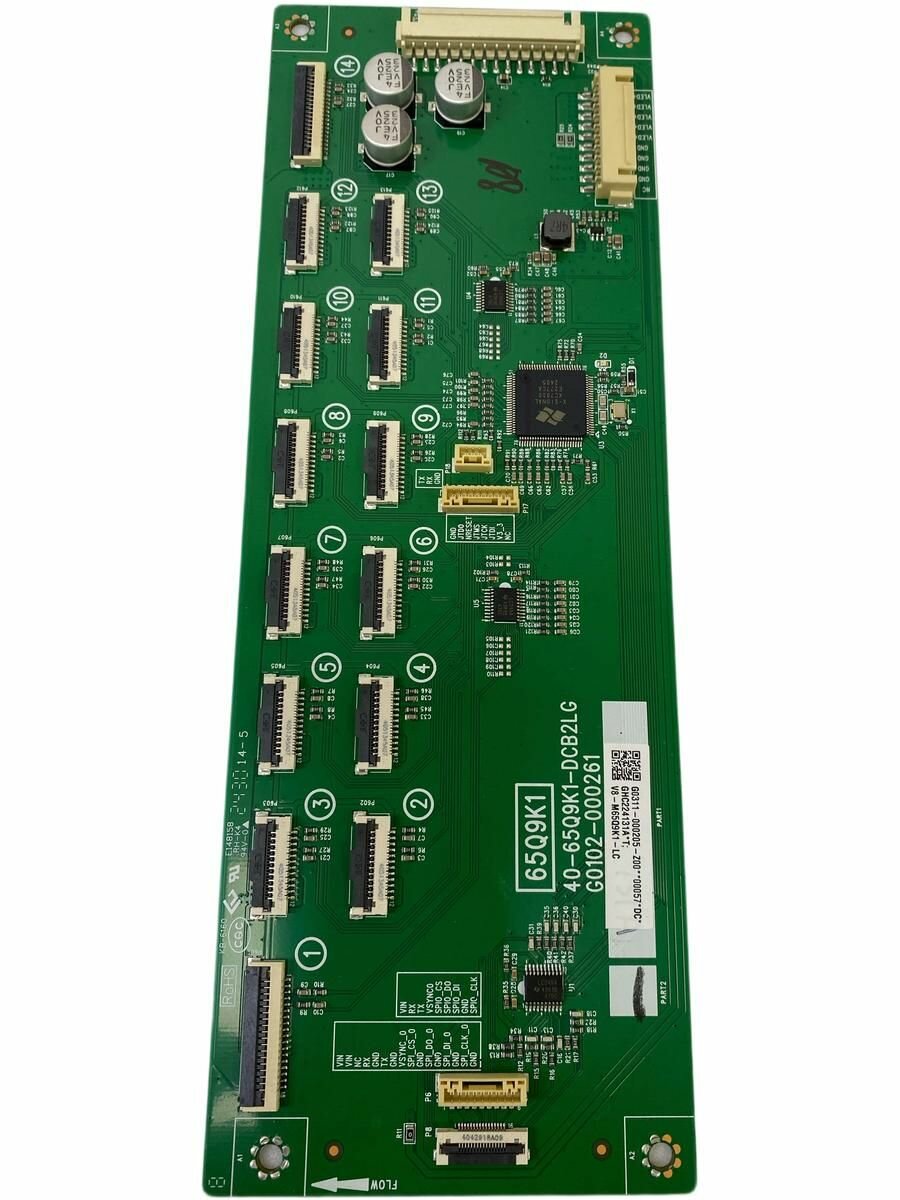 Драйвер подсветки (40-65Q9K1-DCB2LG), для телевизора TCL 65C765 P: ST6451D08-6 ver2.1
