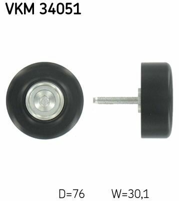 Ролик ремня генератора SKF VKM 34051