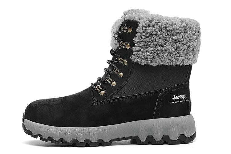Ботинки унисекс Jeep Crew, черные 45 EU