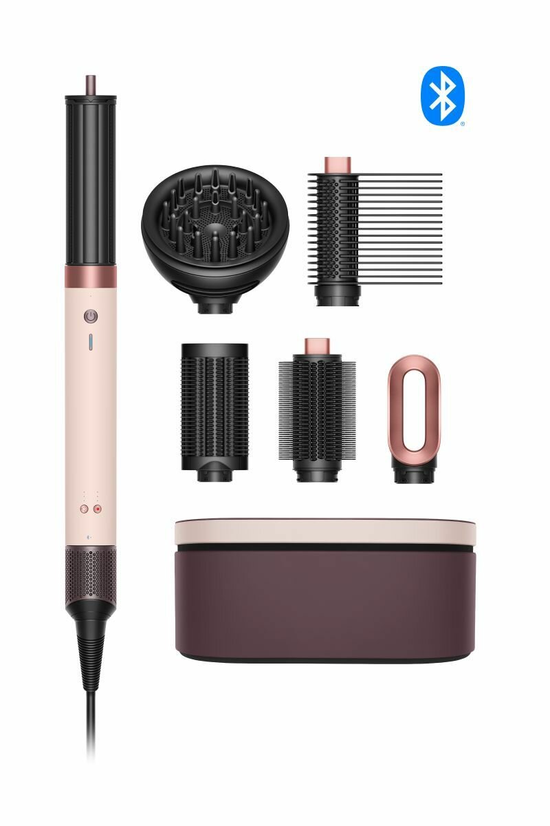 Стайлер Dyson Airwrap Coanda2x Curly+Coily Multistyler 6 насадок, цвет Пастельно-розовый/Розовое золото