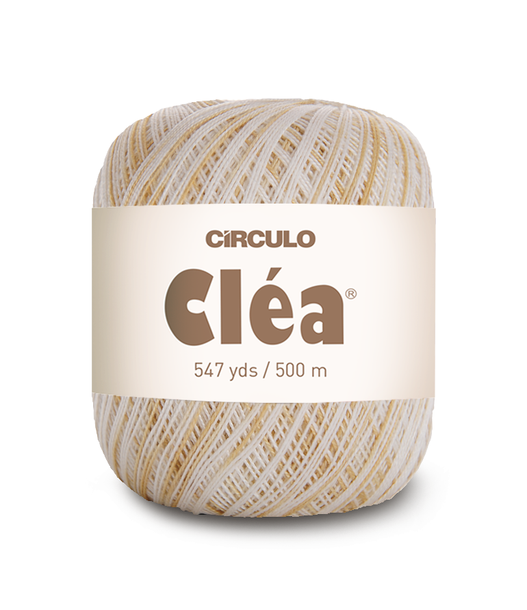 Пряжа CiRCULO CLEA 500, 100 % мерсеризованный бразильский хлопок, 76гр, 500 м, цвет 9900