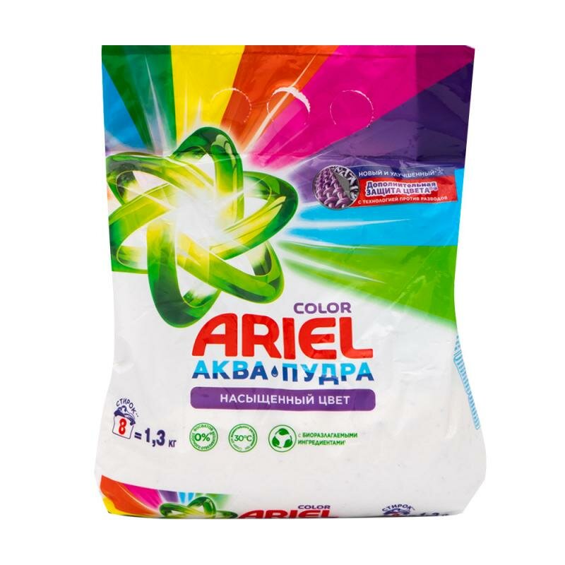 Средство моющее синтетическое порошкообразное Color 1.3 кг. Ariel Автомат