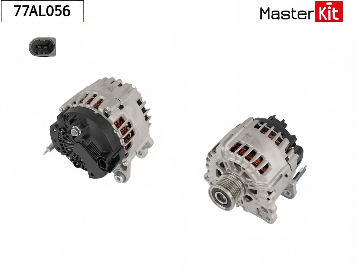 Генератор VW CRAFTER/T5 2.0TDi (14V 180A) Masterkit MasterKit арт. 77AL056