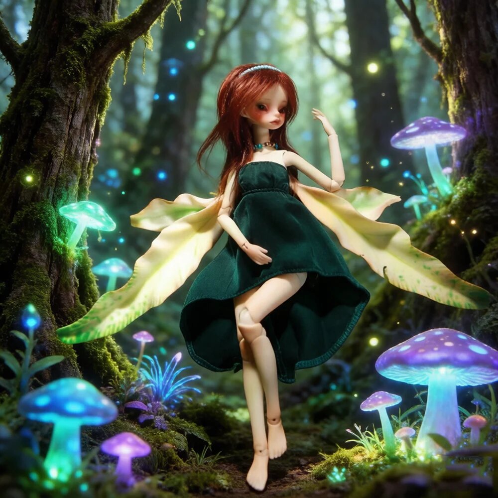 1/8 BJD кукла DZ Doll Ivy, Normal skin, makeup