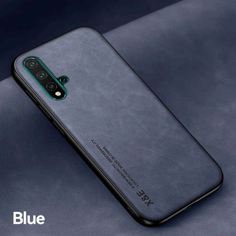 Кожаный чехол Peak Blue для Honor 20