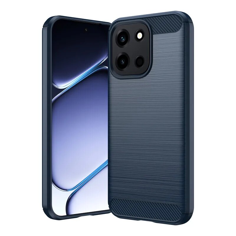 Чехол для OnePlus Nord 6, матовый бампер из ТПУ, противоударный, защитный от царапин, Синий, Blue