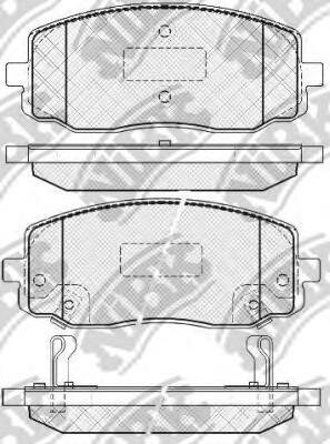 Колодки тормозные HYUNDAI i10 08-/KIA PICANTO 04- передние