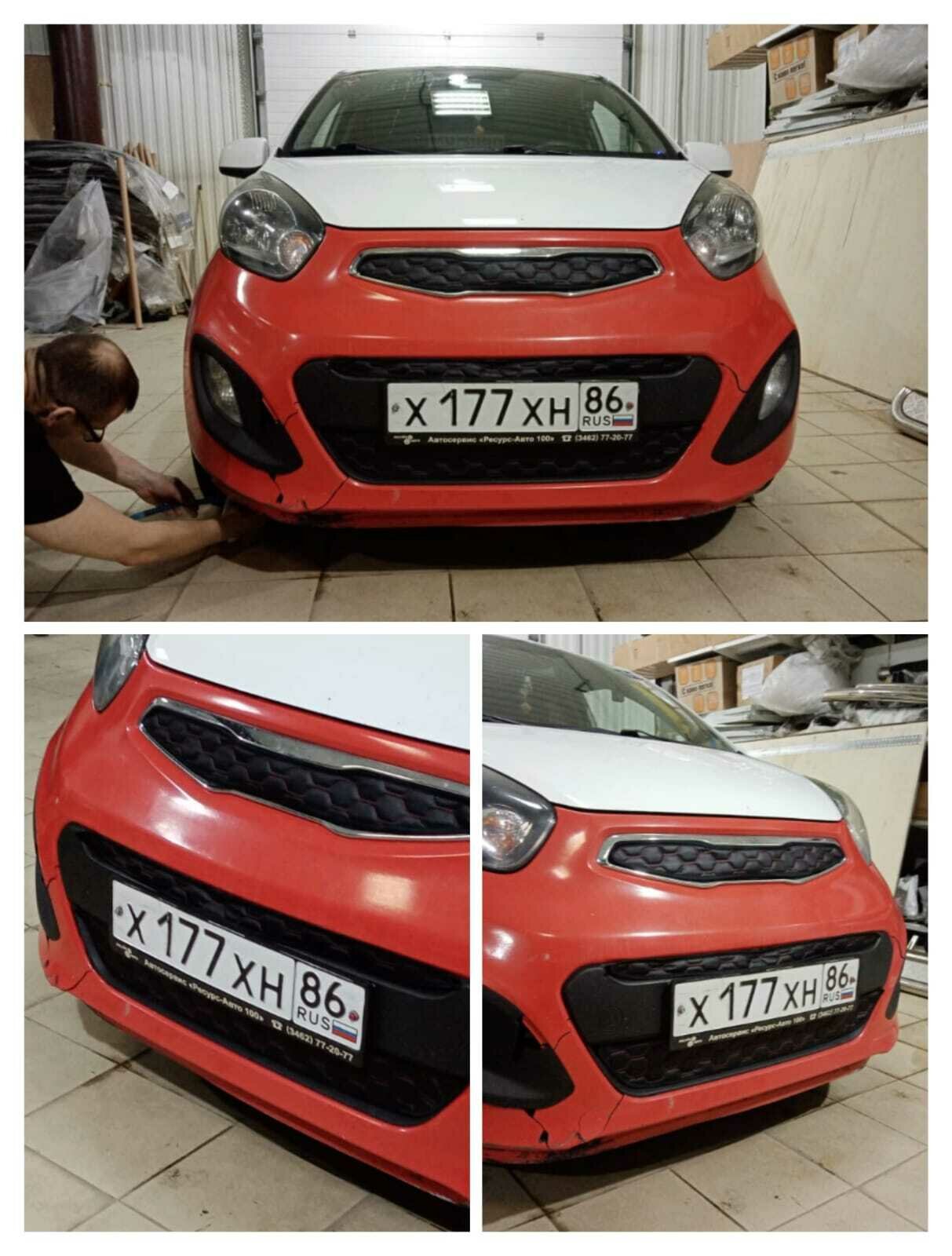 Утеплитель радиатора Экономия топлива Kia Picanto 5 Хэтчбек (2011 -2015) Киа Пиканто 5