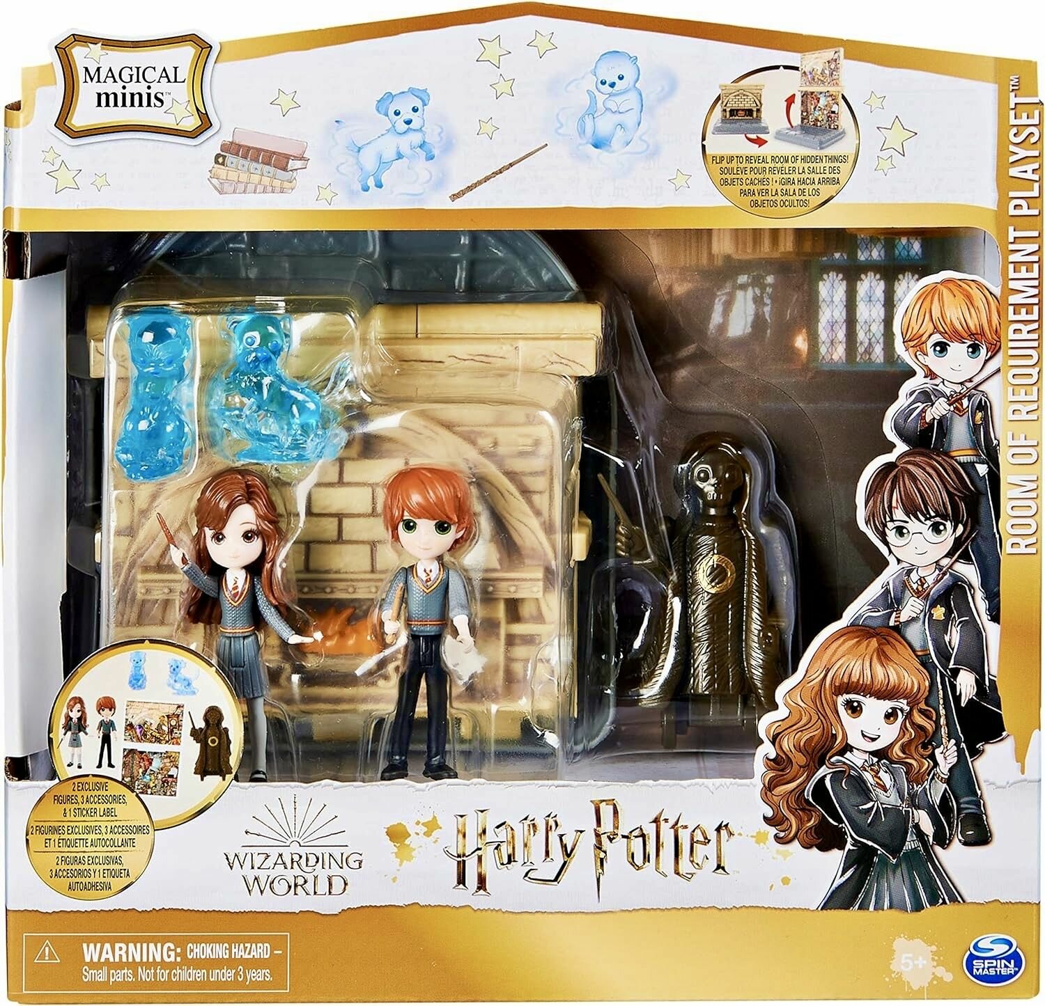 Harry Potter Магическая Мини-Комната 2-в-1 Игровой набор Преображающийся Гарри Поттер