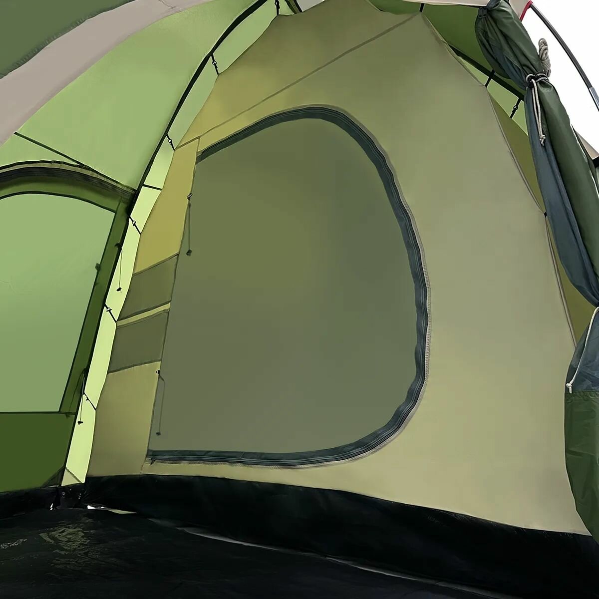 Палатка BTrace "Dome 3", кемпинговая, двухслойная, зелёный, 3 места — фото 1