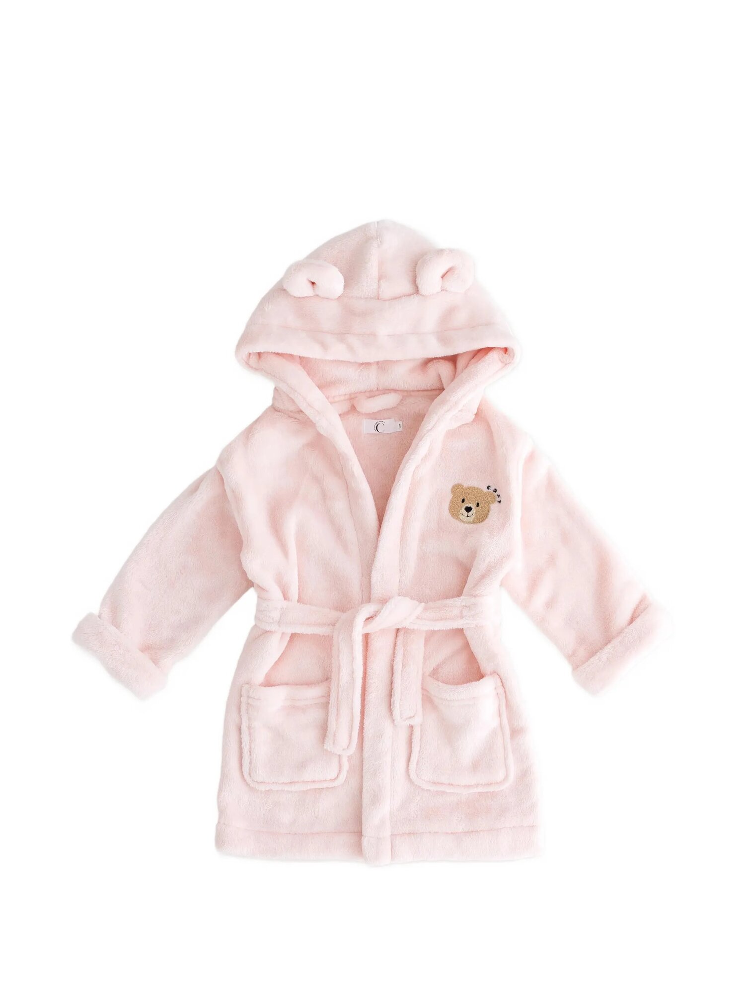 Халат Bear-patch hooded robe