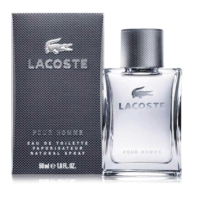 Серые мужские духи Лакост Пур Хом 50 мл / Lacoste Pour Homme