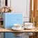 Чашка Wedgwood 200 мл, набор из 4 шт, костяной фарфор, с блюдцами, нежный дизайн