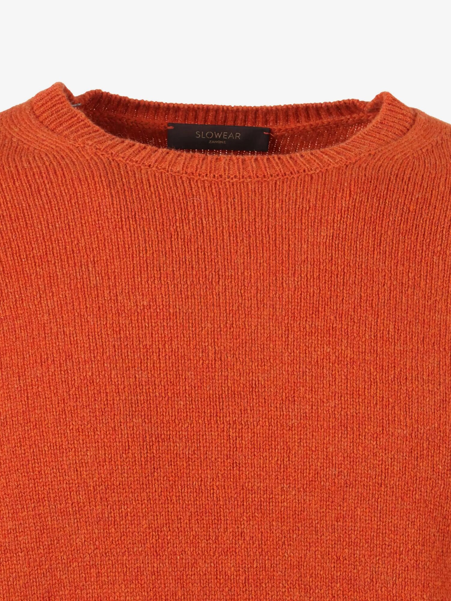 Свитер Zanone Crew-neck sweater, размер 50, , оранжевый — фото 1