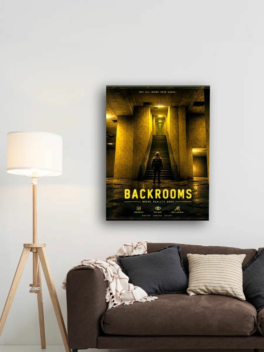 Постеры на стену Backrooms — фото 1
