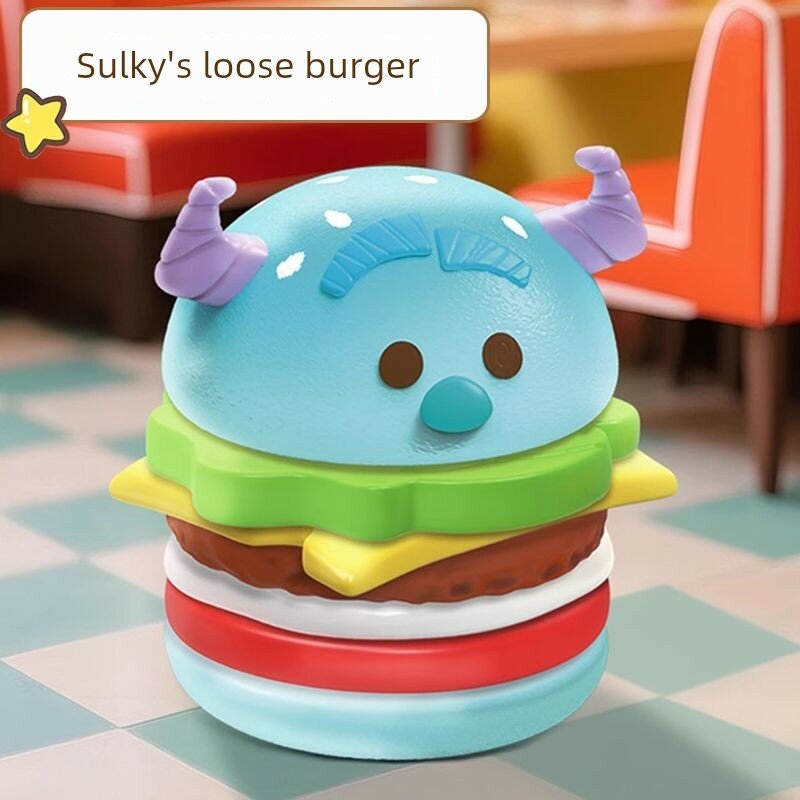 GOLDLOK Disney Tsum Tsum Burger Workshop: Милая трендовая игрушка-фигурка, подарочная коробка-сюрприз, украшение Бургер
