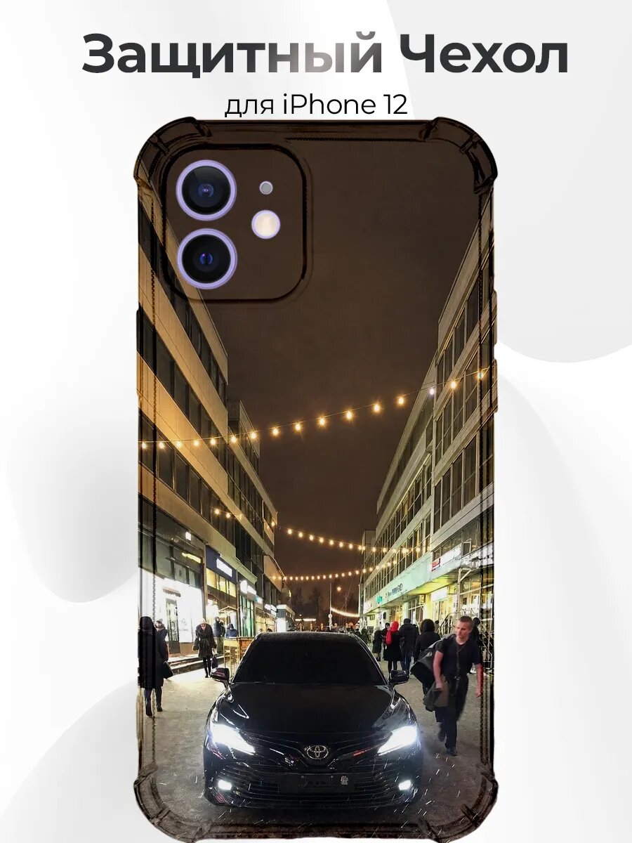 IPhone 12 Чёрная Camry 70 ночью