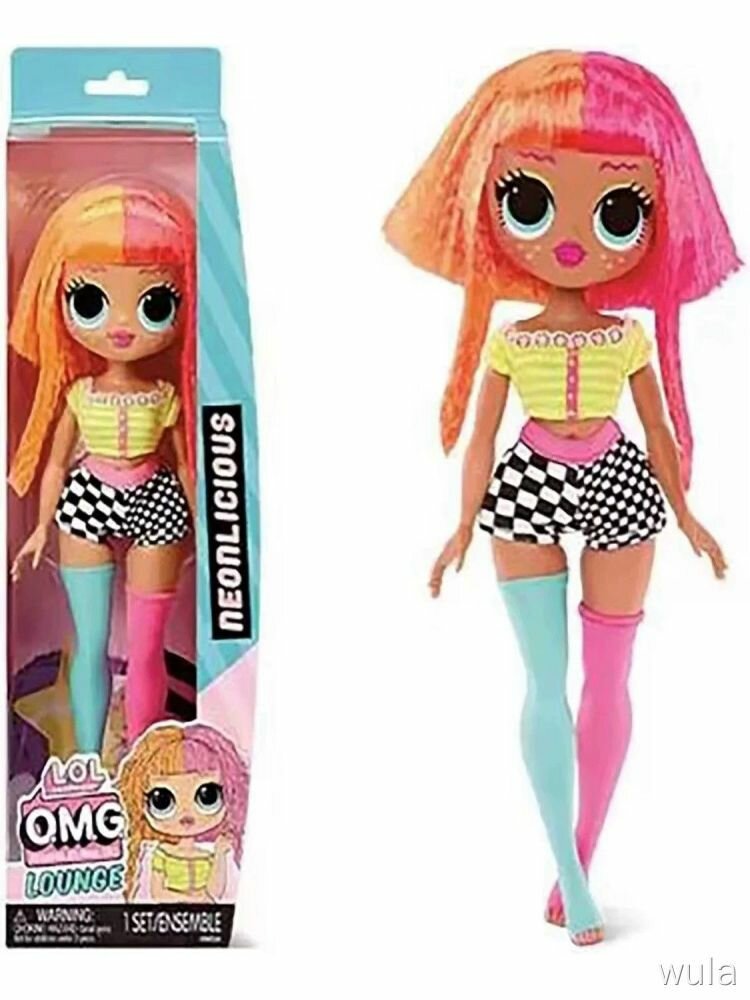 Кукла LOL OMG Sunshine Gurl 20 сюрпризов 20 нарядов, розовые волосы, для детей — фото 1