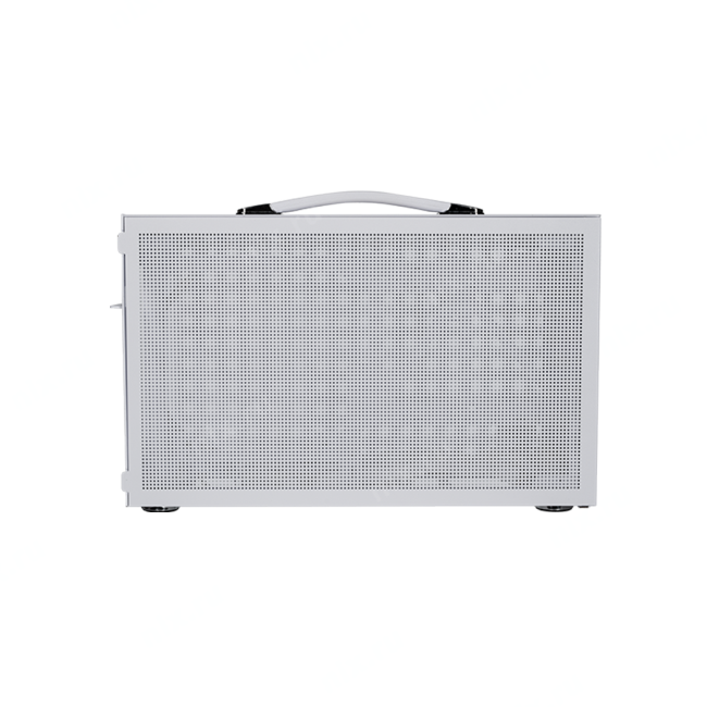 PcCooler K101 MESH WH 3F Корпус без блока питания/ PCCooler K101 MESH WH 3F, Mesh Compact, White, Steel, no fans ITX 68 — фото 1