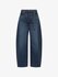 Джинсы Sacai Belted jeans, размер 44, синий
