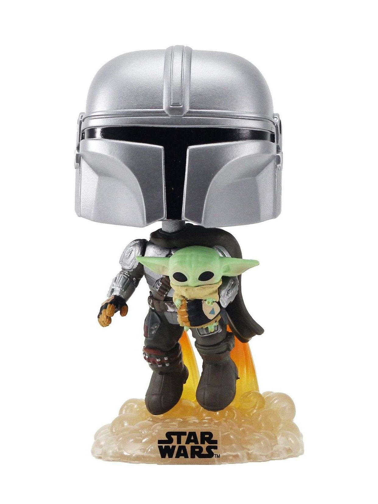 Фигурка Funko POP! Star Wars - The Mandalorian 50959 (402) Мандалорец с Малышом Грогу