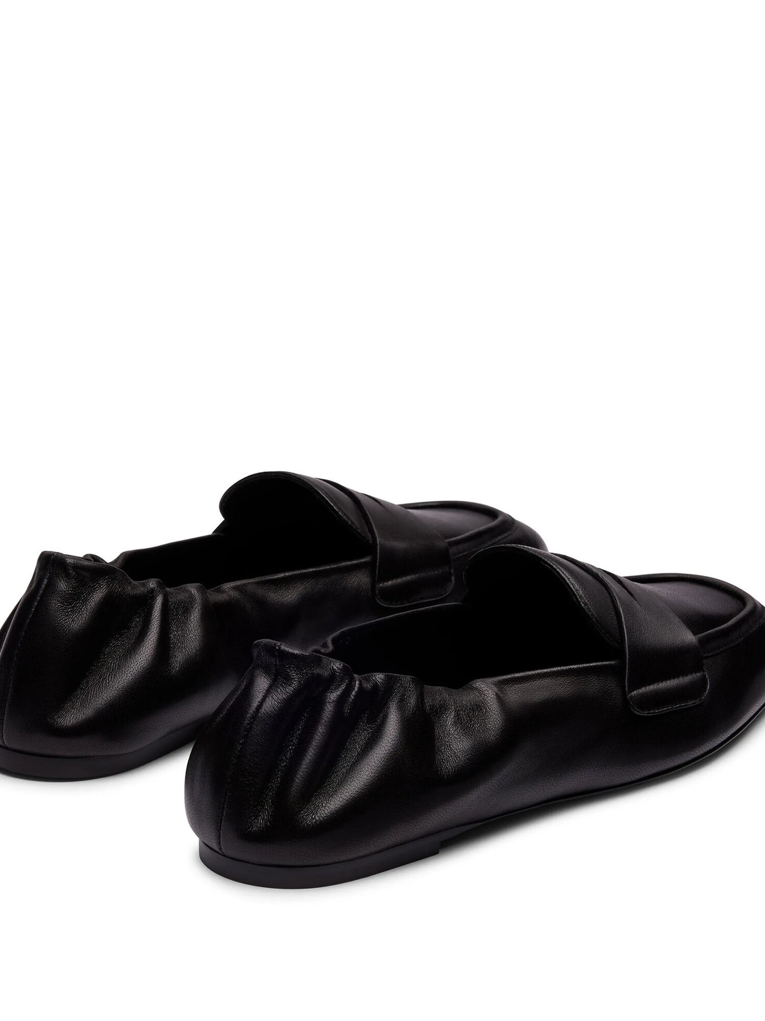 Лоферы Stuart Weitzman Bryant ruched loafers, размер 36, black — фото 1