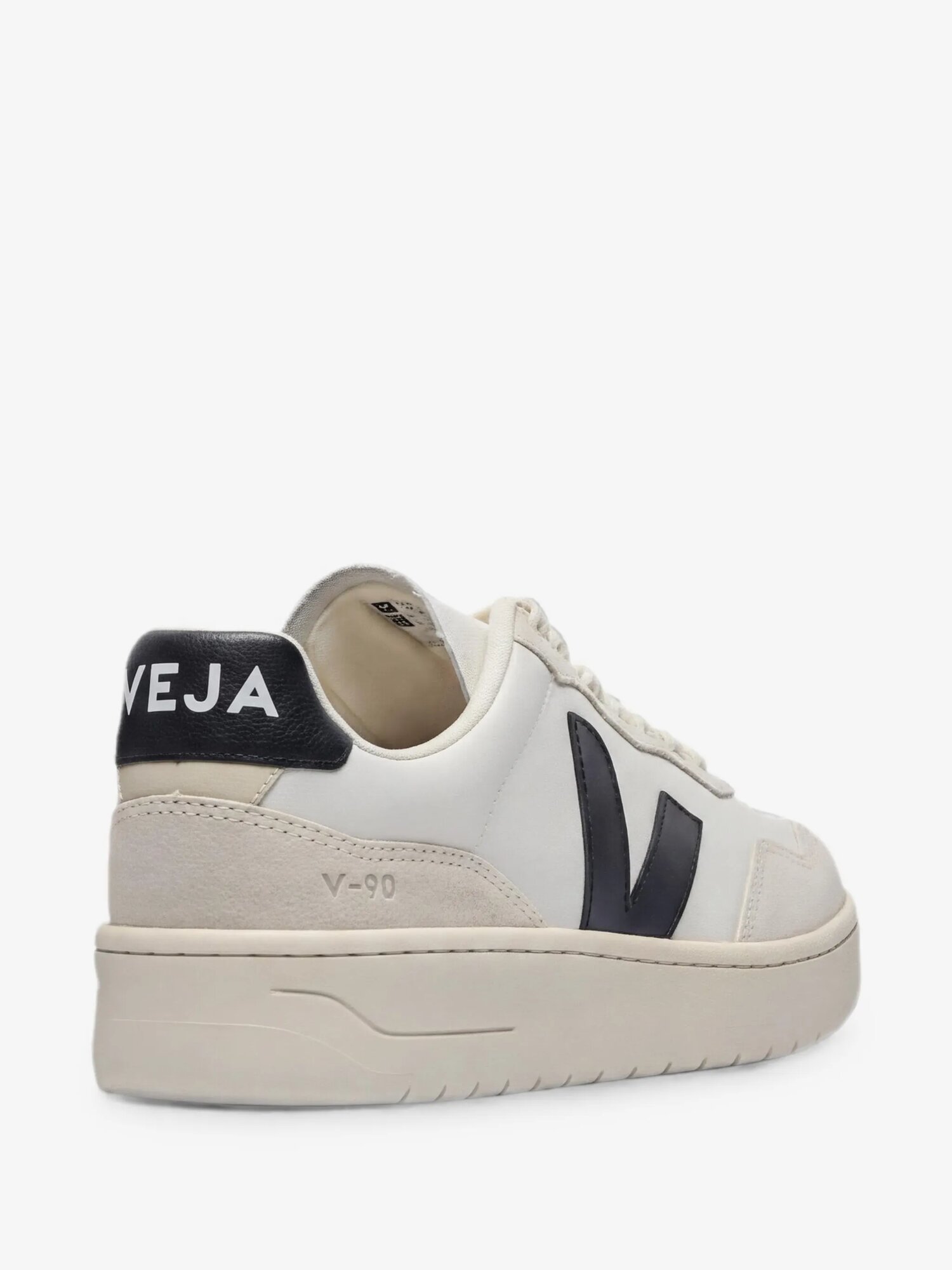 Кроссовки VEJA V-90 logo-patch sneakers, размер 39, белый — фото 1