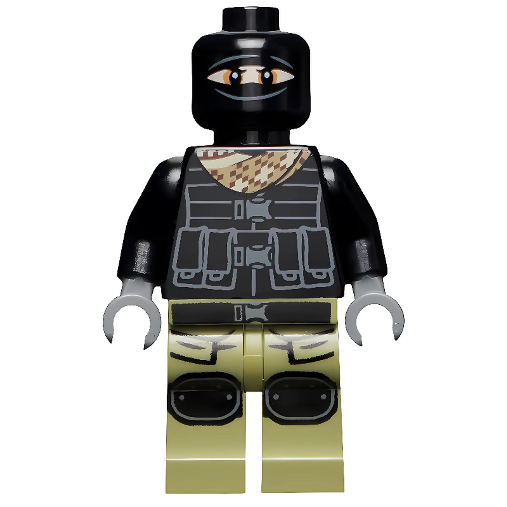 Минифигурка Lego Teenage Mutant Ninja Turtles Foot Soldier - Tactical Gear, Balaclava (Movie Version) tnt043 U