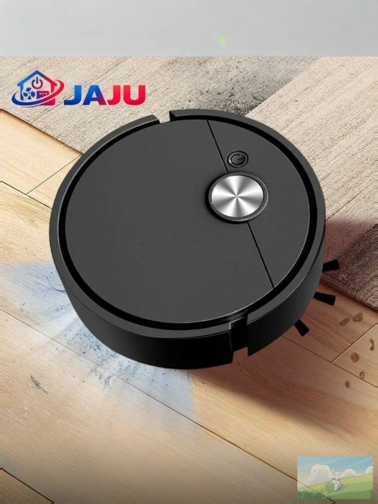 Робот-пылесос JAJU DPWL-Robot cl-okez, черный матовый, автоматический, для дома