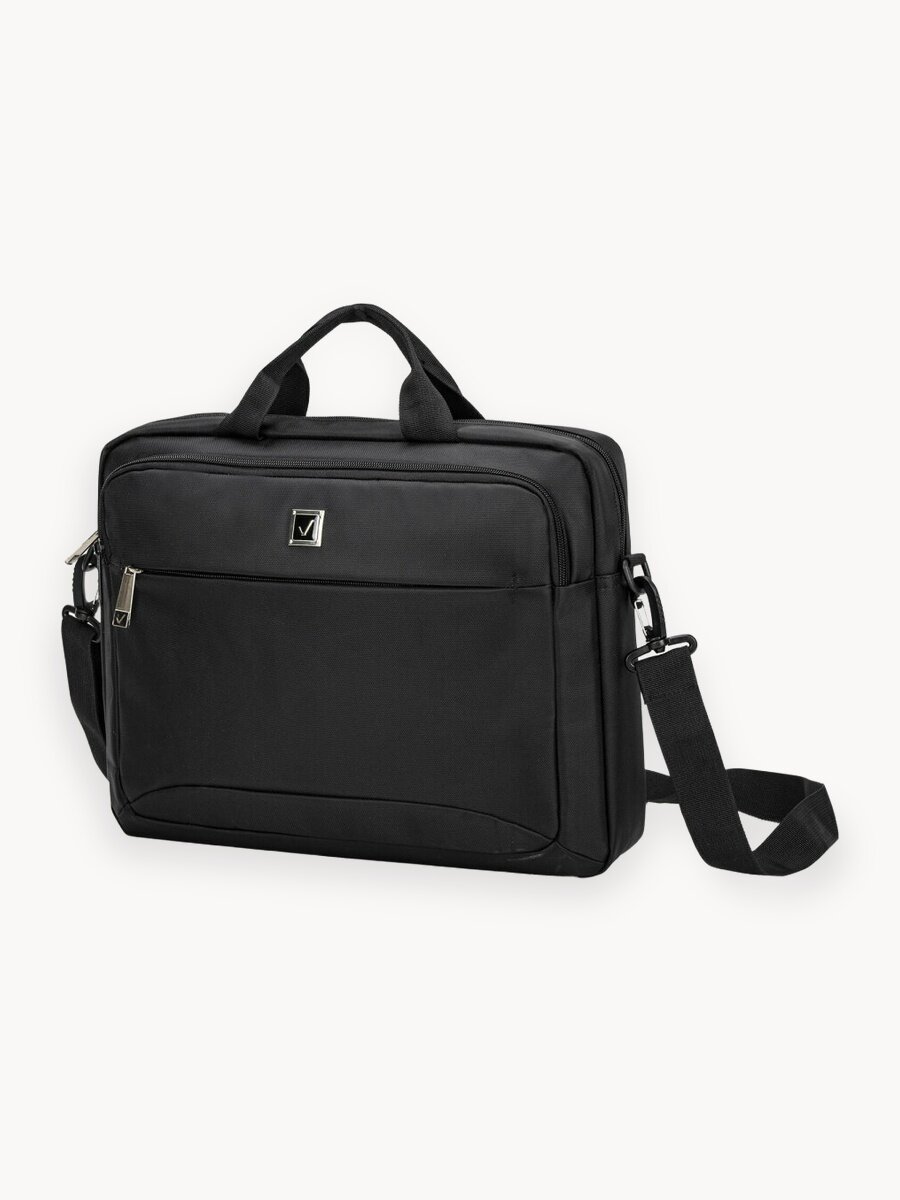 Сумка портфель BRAUBERG PROTECT с отделением для ноутбука 15,6", 2 отделения, черная, 30х40х7 см, 270831