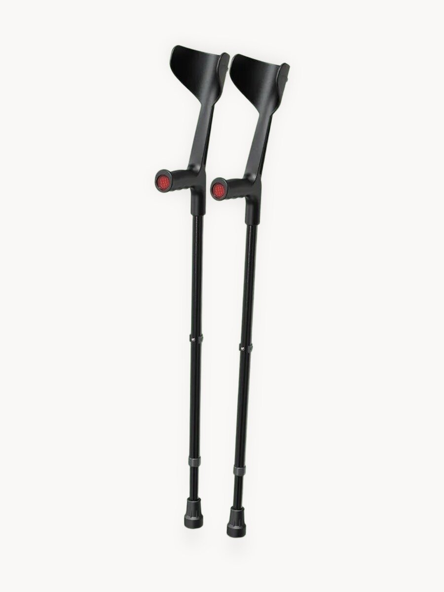 Костыли локтевые алюминиевые регулируемые по высоте. 2 штуки