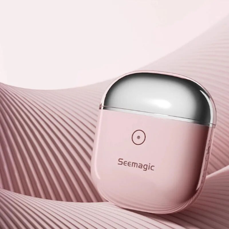Seemagic Портативная электрическая машинка для стрижки ногтей pink
