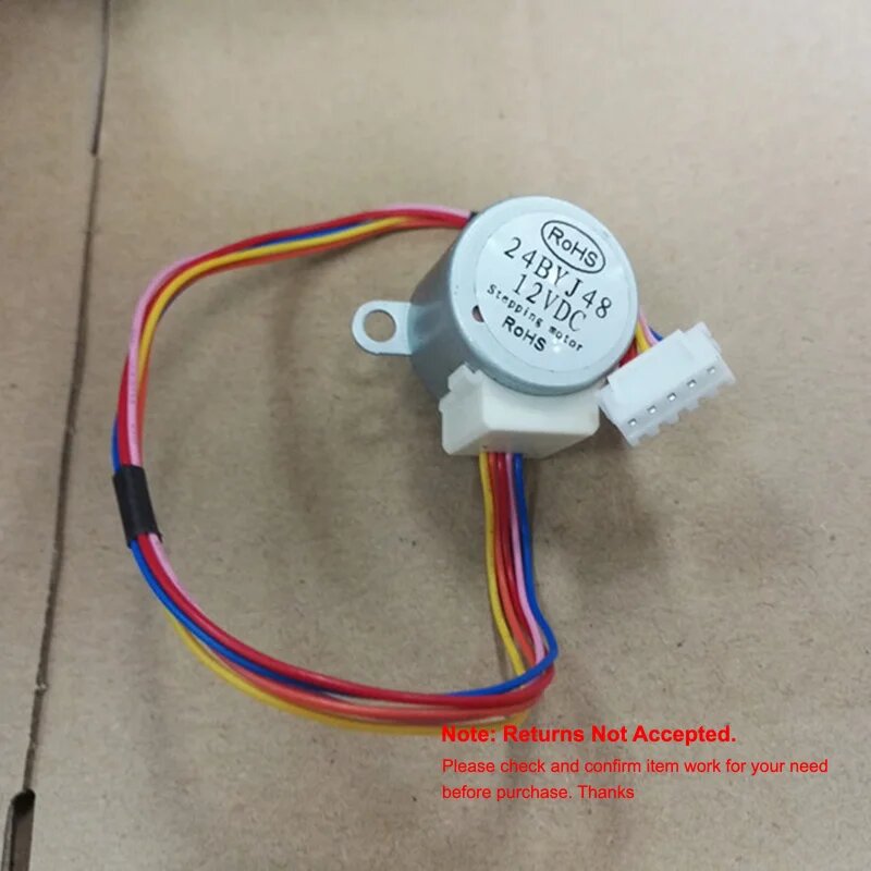 Шаговый двигатель Micro 24BYJ48 12В