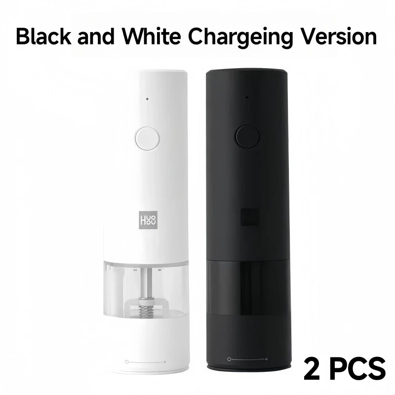 Электромельница Xiaomi Huohou для перца и соли Белый, Charging B and W